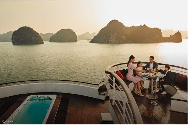 [Route 2] 2D1N Ha Long Bay Deluxe Cruise by Ambassador Cruise - Klook